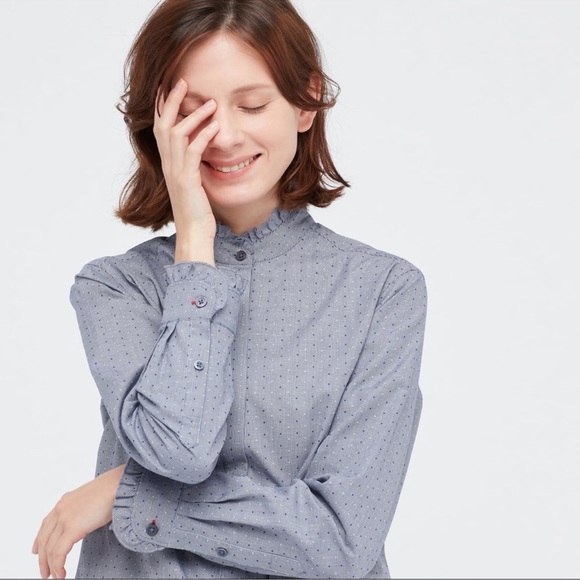 Uniqlo | Tops | Uniqlo X Ines De La Fressange Blouse | Poshmark